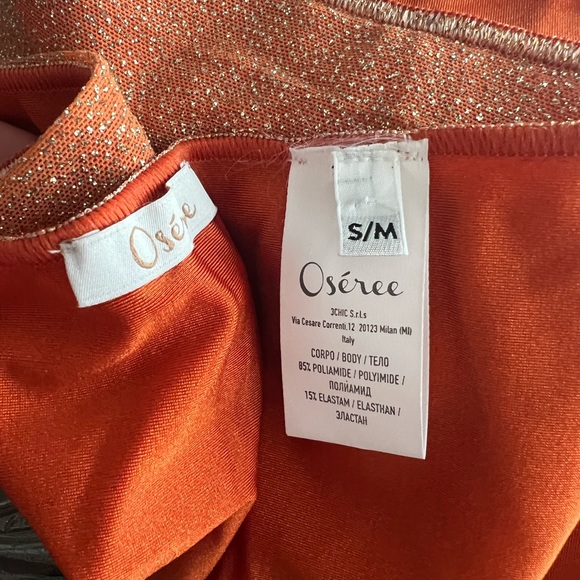Oseree | Swim | Osree Shine Mini Pareo Skirt Cover Up Orange | Poshmark
